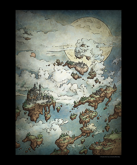 Mike Schley | Illustration Prints | Skyscape (Artist's Print)